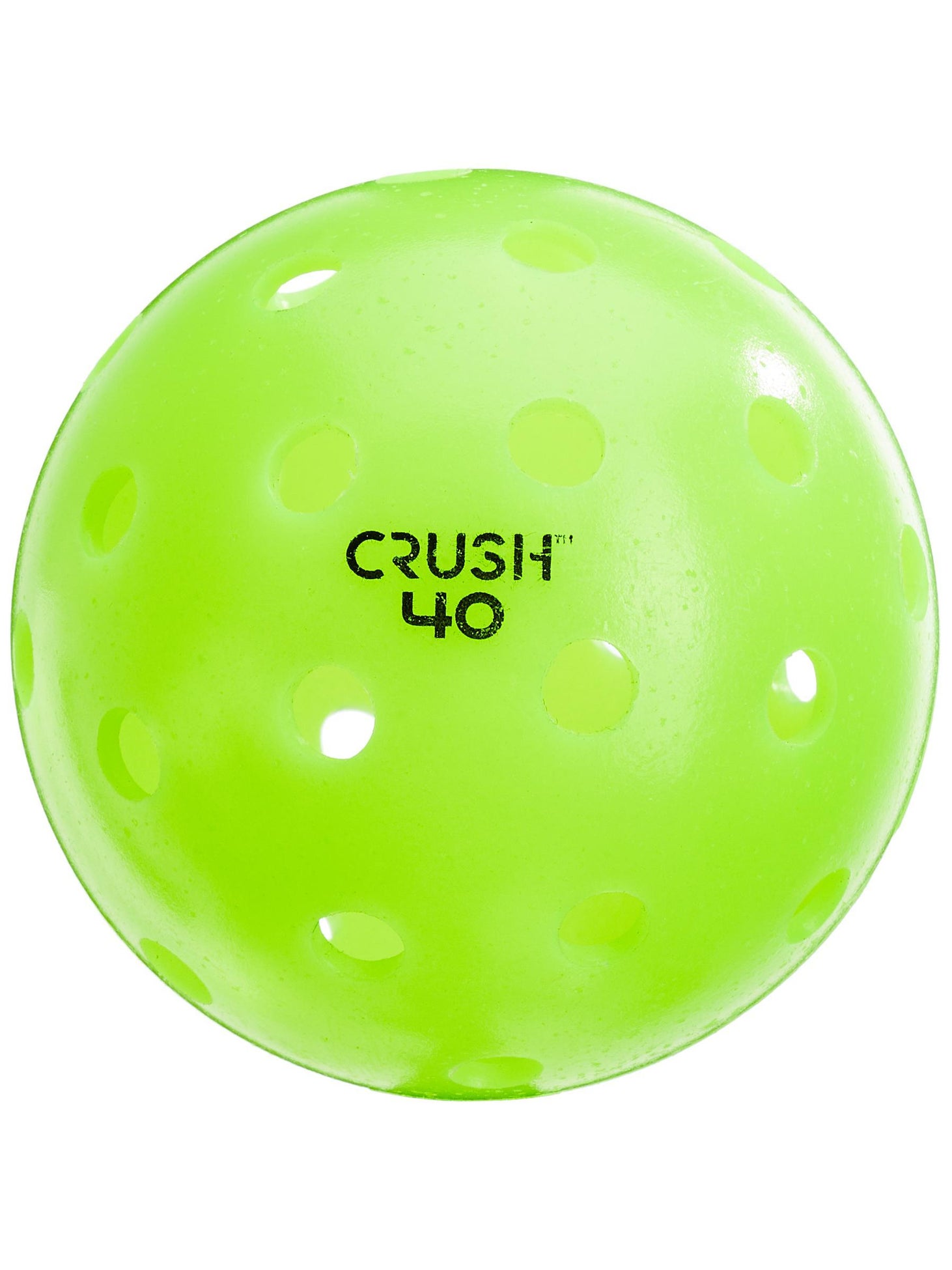 Crush 40 Outdoor Pickleballs - Neon | Pickleball Warehouse