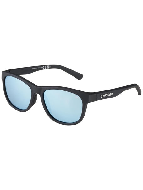 Tifosi Swank Sunglasses Satin Black Blue Pickleball Warehouse